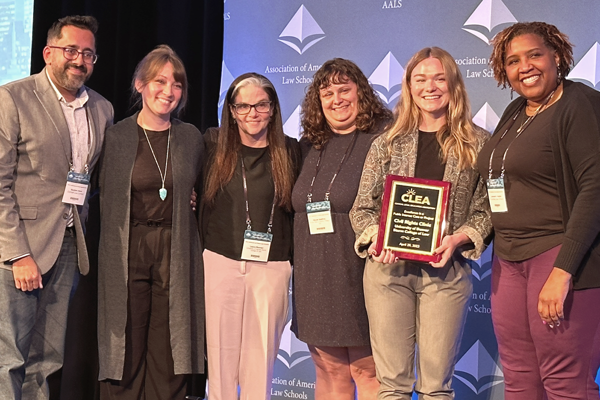 Civil Rights Clinic Receives 2023 CLEA Award for Excellence