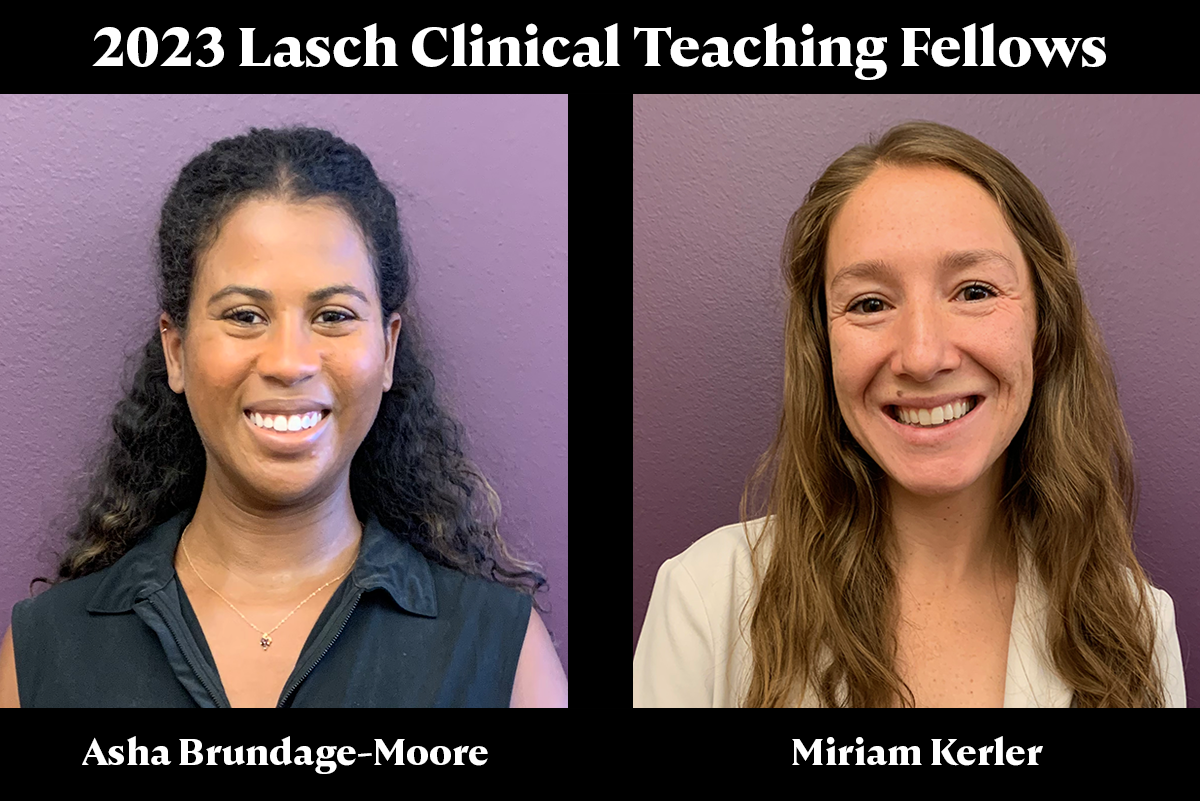 2023 Christopher N. Lasch Clinical Teaching Fellows